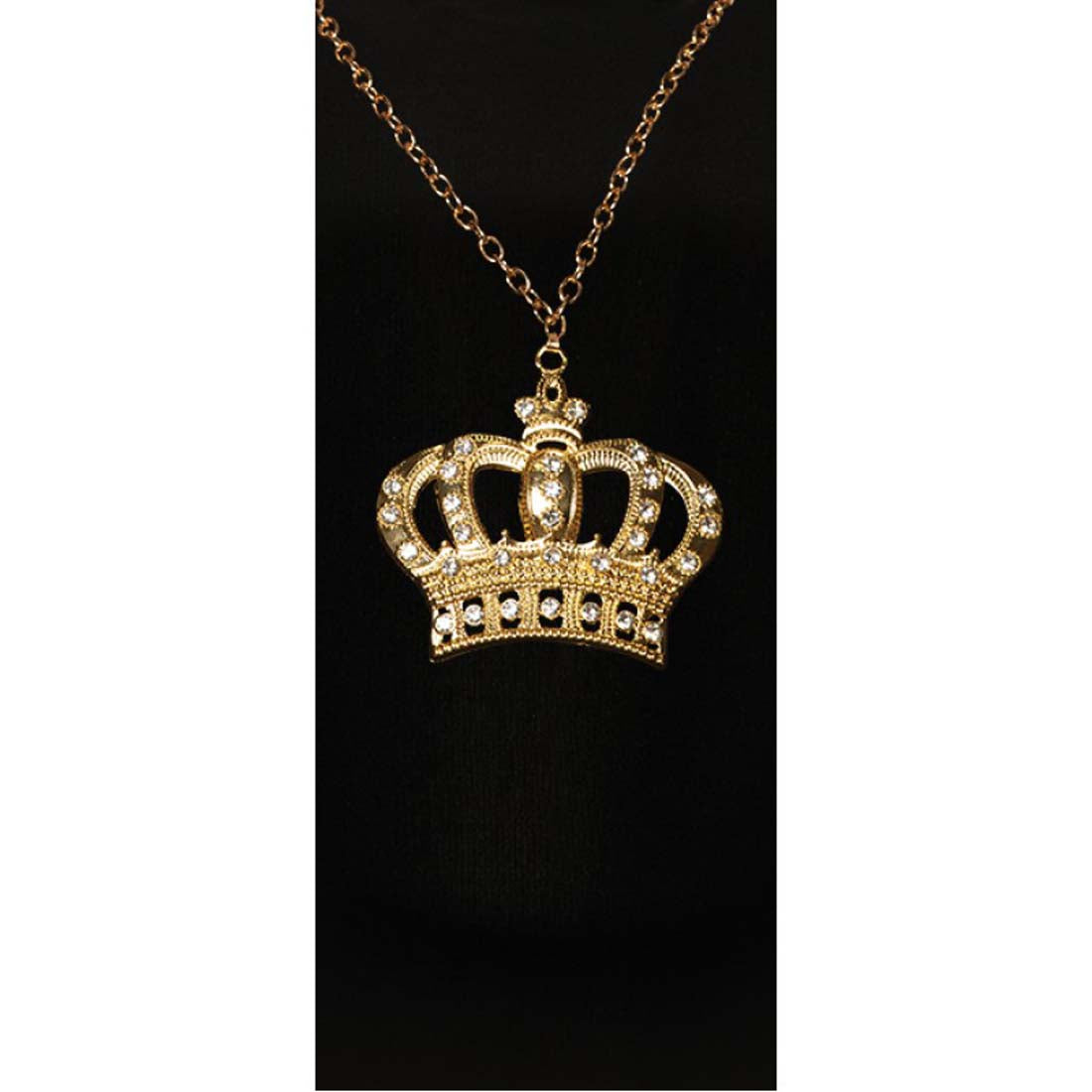 Crown 90s Pimp Gold Costume Necklace – Costume Zoo